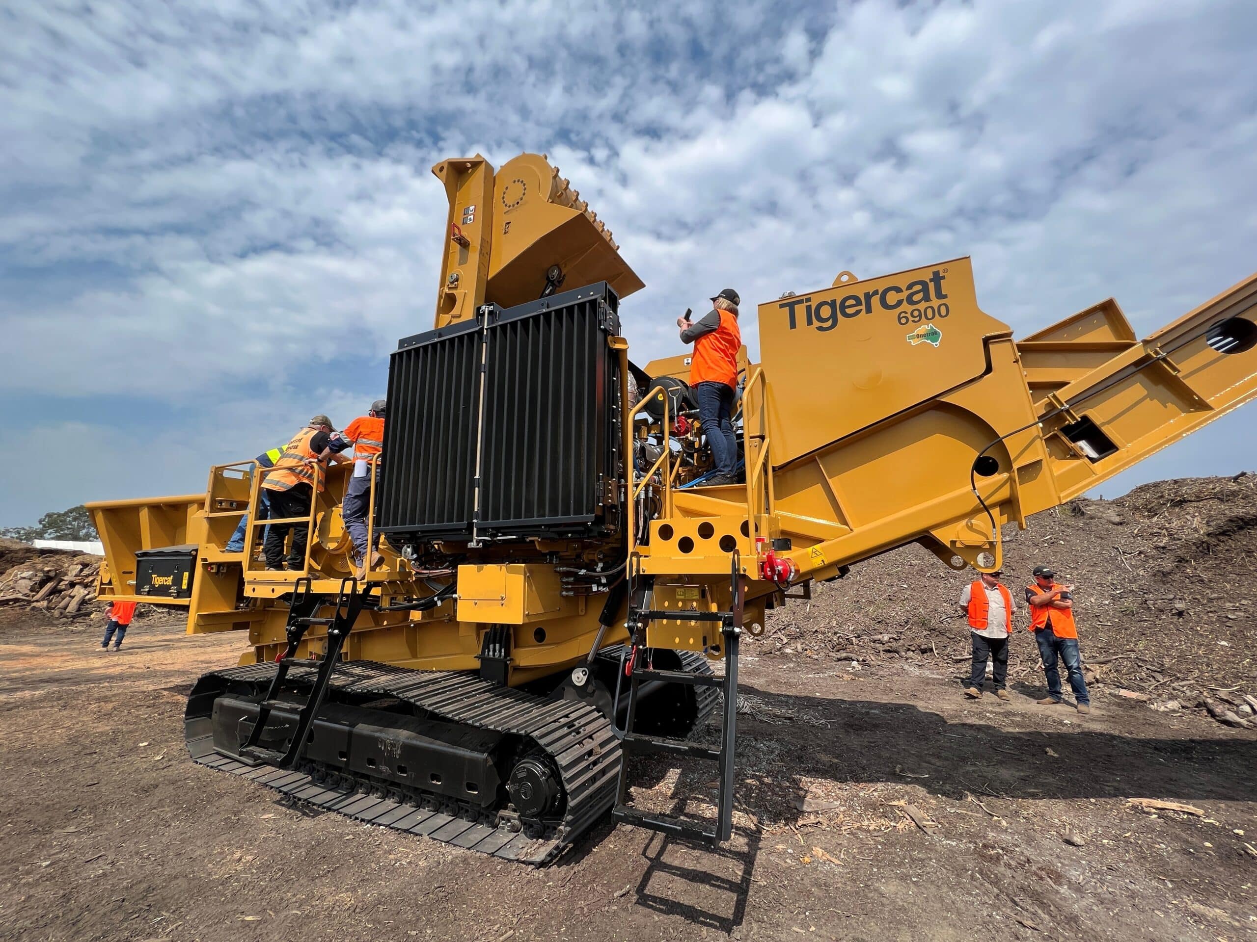 Maximum material processing with Tigercat grinder