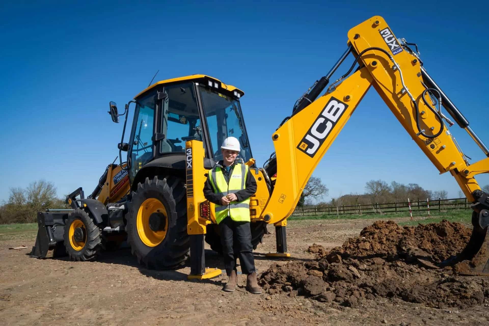 Youngest UK digger driver at PlantWorx