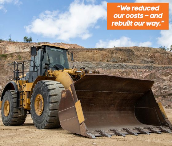 For Gromac Quarries, a CAT® Certified Rebuild was a smart solution