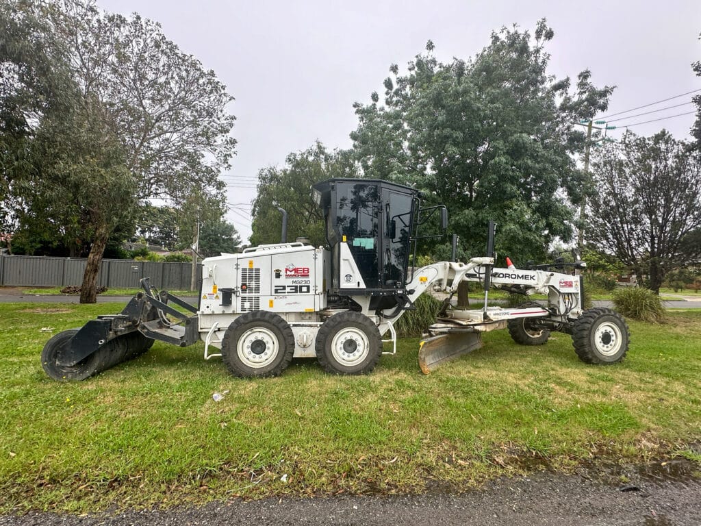 Hidromek precision grading solutions for MEB