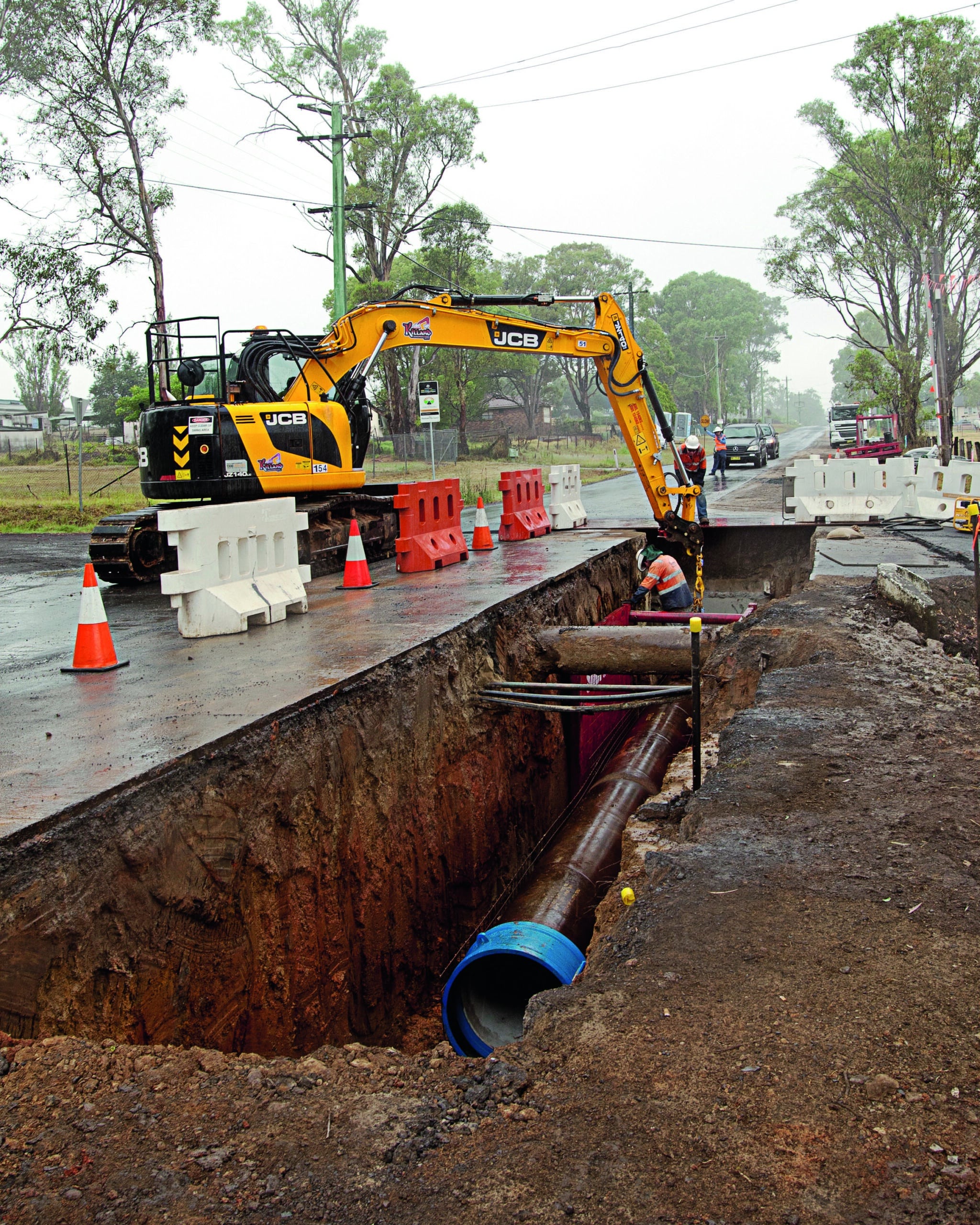 JCB excavators made for manoeuvrability