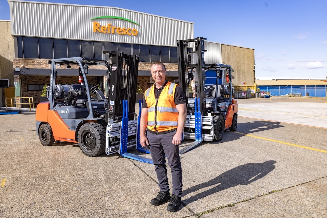 Toyota forklifts keep Refresco moving