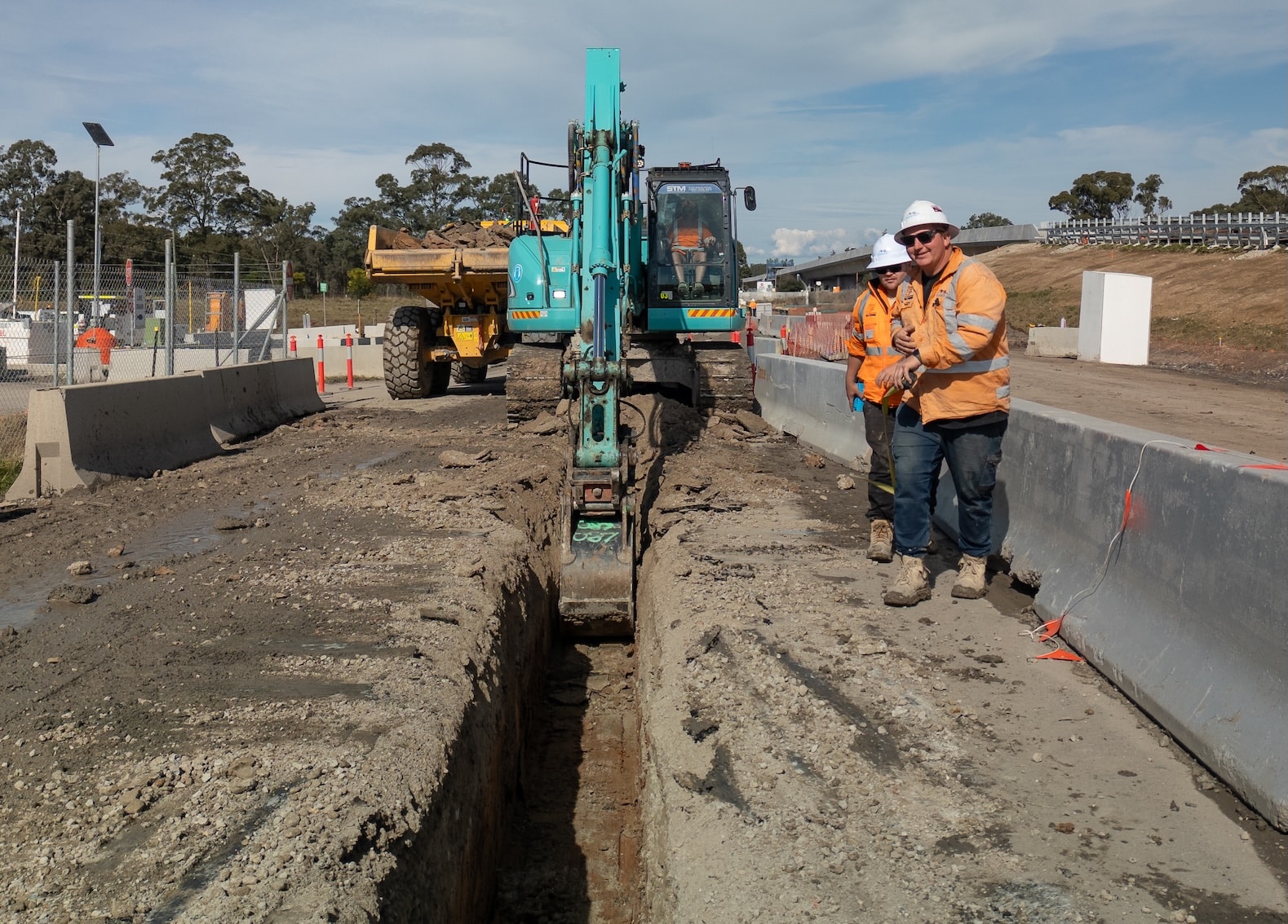 Kobelco and Doolan Plumbing on the right track