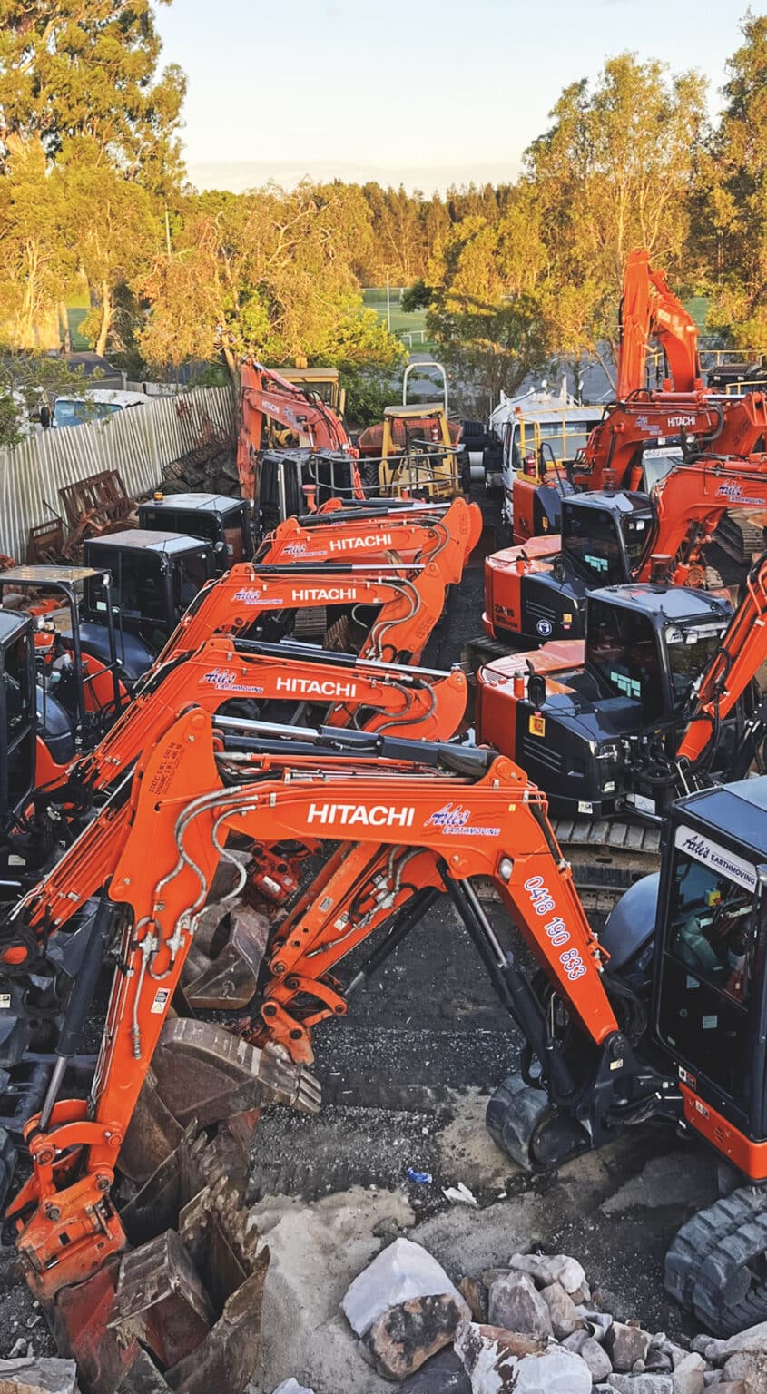 Axles Earthmoving and Gardner Engineering attachments