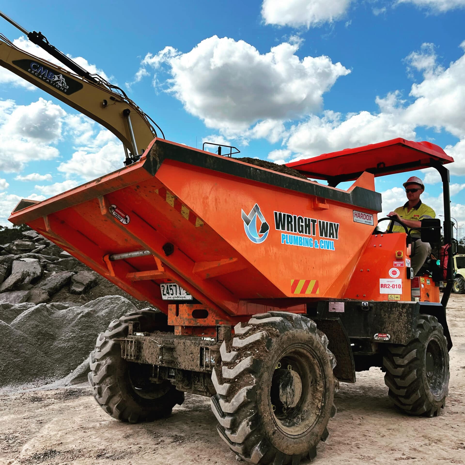 Wright Way Plumbing & Civil and STM Trucks & Machinery